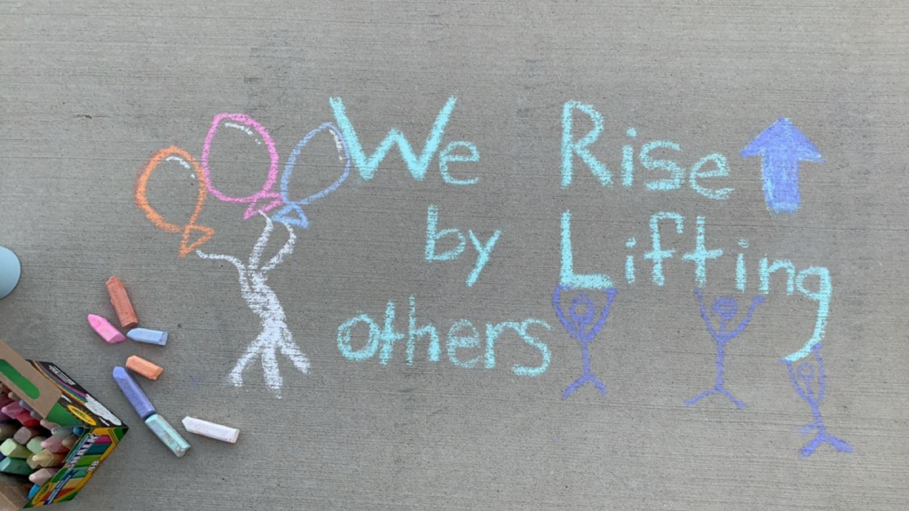 Chalk the Walk winners create works of chalk art - City of Overland ...